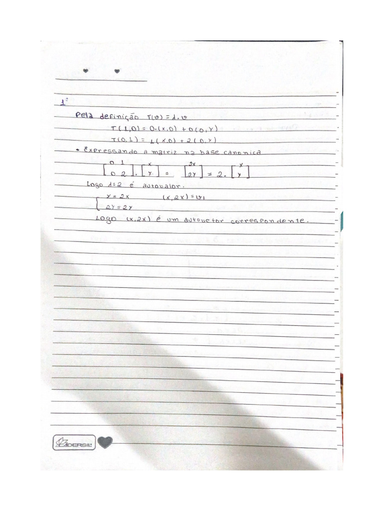 Prova Álgebra. | PDF