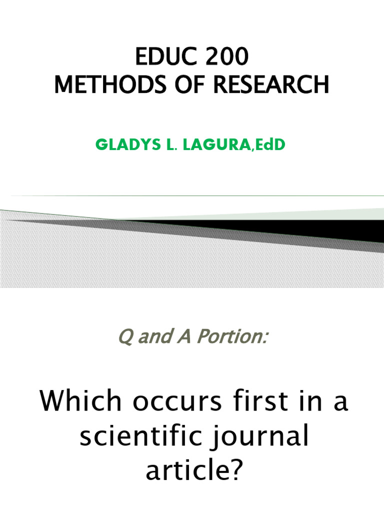 Educ 200 Introduction | PDF | Learning | Science