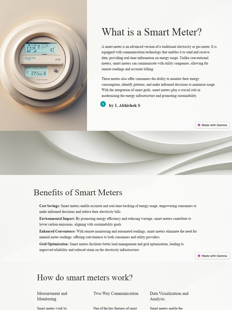 What Is A Smart Meter | PDF | Smart Grid | Computer Security