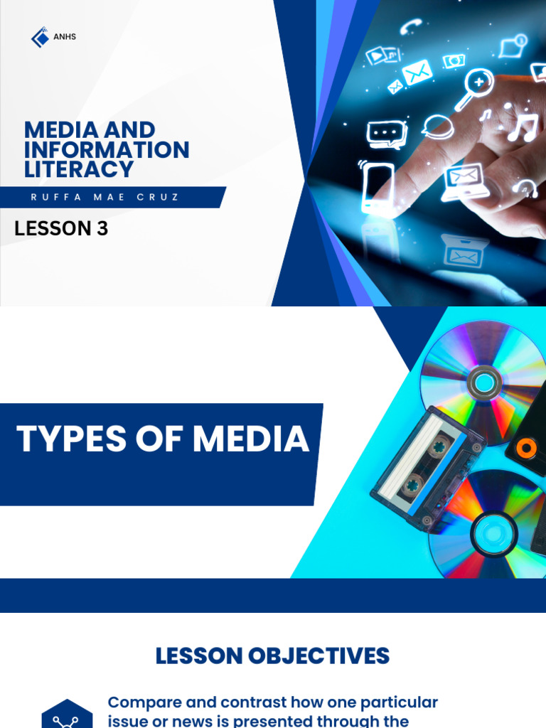 Mil Lesson 3 Types of Media | PDF