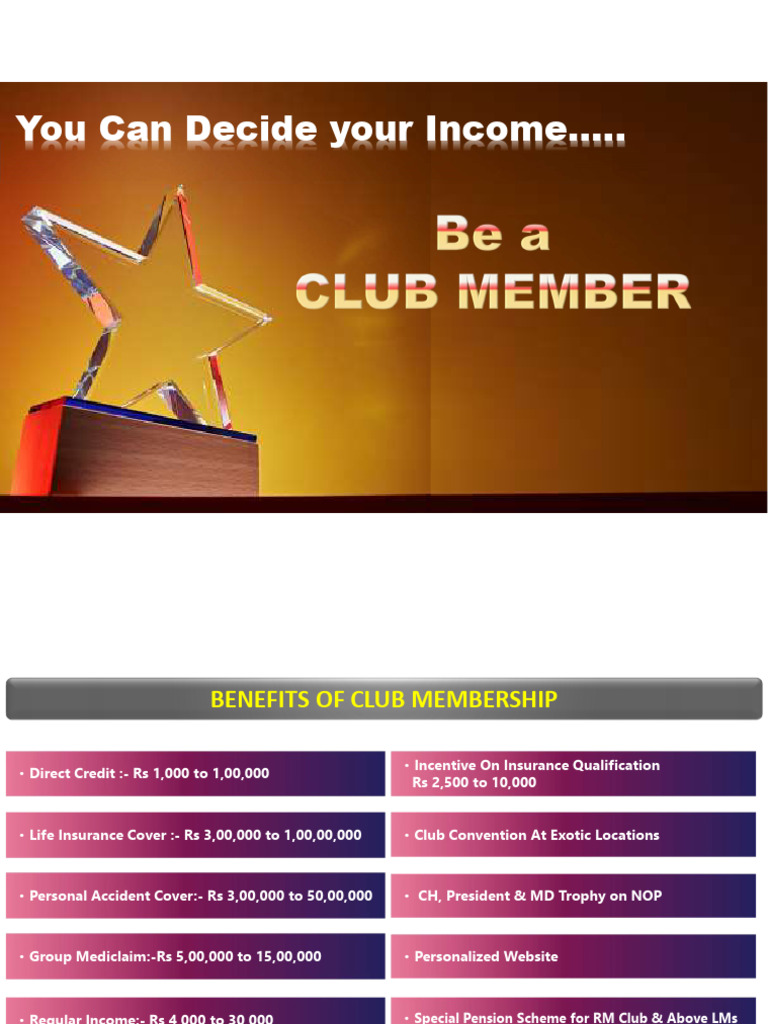 Club Membership | PDF | Life Insurance | Insurance
