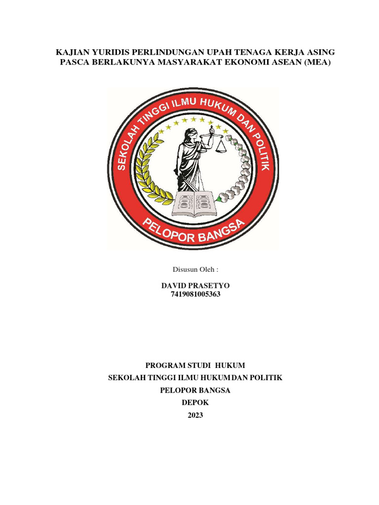 Contoh Skripsi Hukum Pidana | PDF