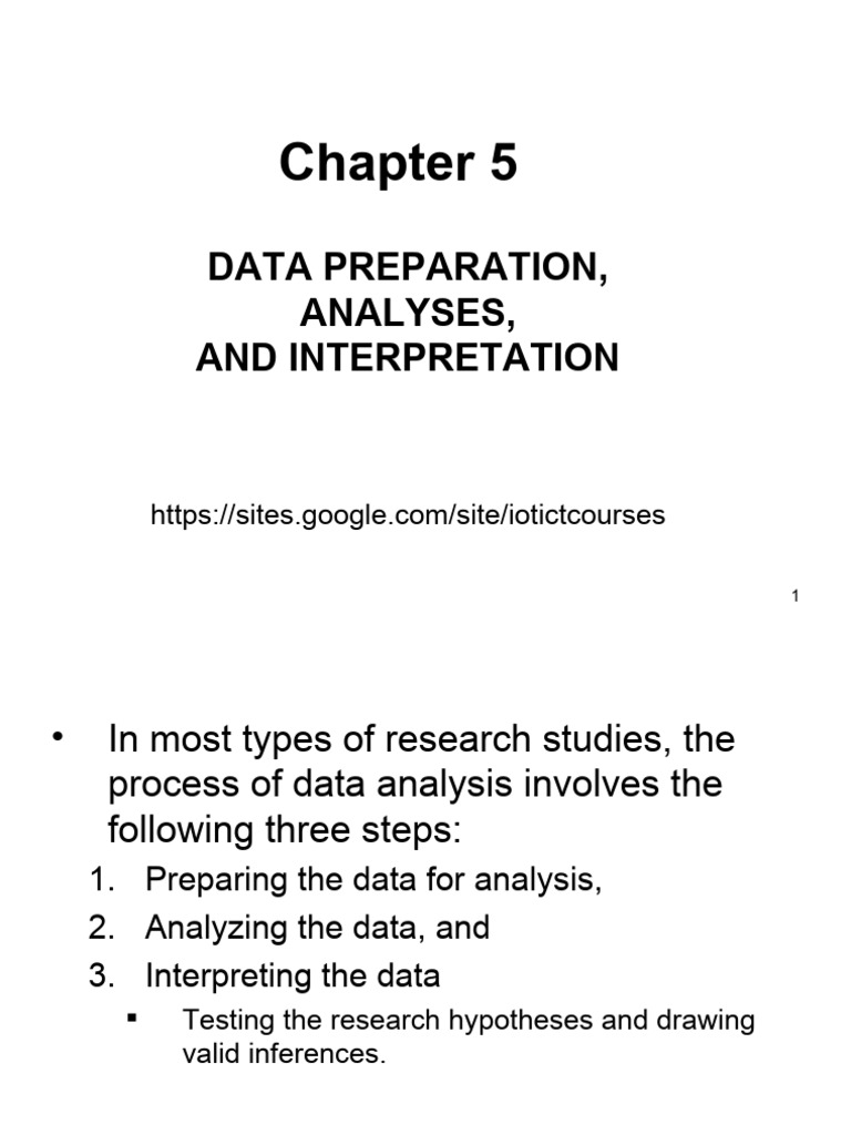Chapter 5 Data Analysis Ab | Download Free PDF | Statistics | P Value