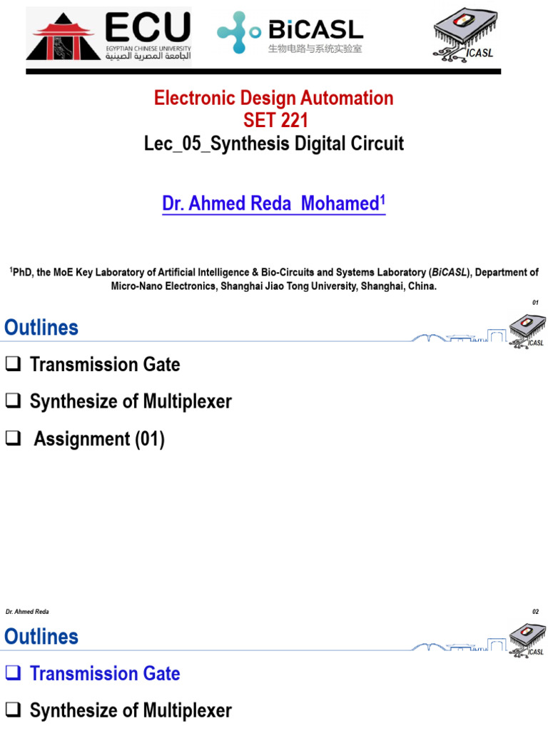 SET221_Lec_ 05_CMOS VLSI Design | PDF | Electronic Design | Semiconductors