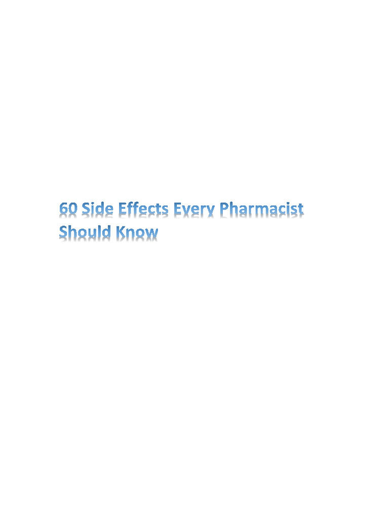 Corticosteroids: Key Side Effects | PDF | Antipsychotic | Anemia