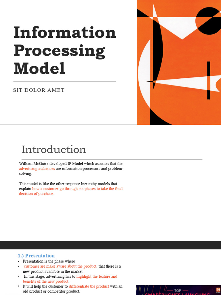 Information Processing Model | PDF | Product (Business) | Behavior