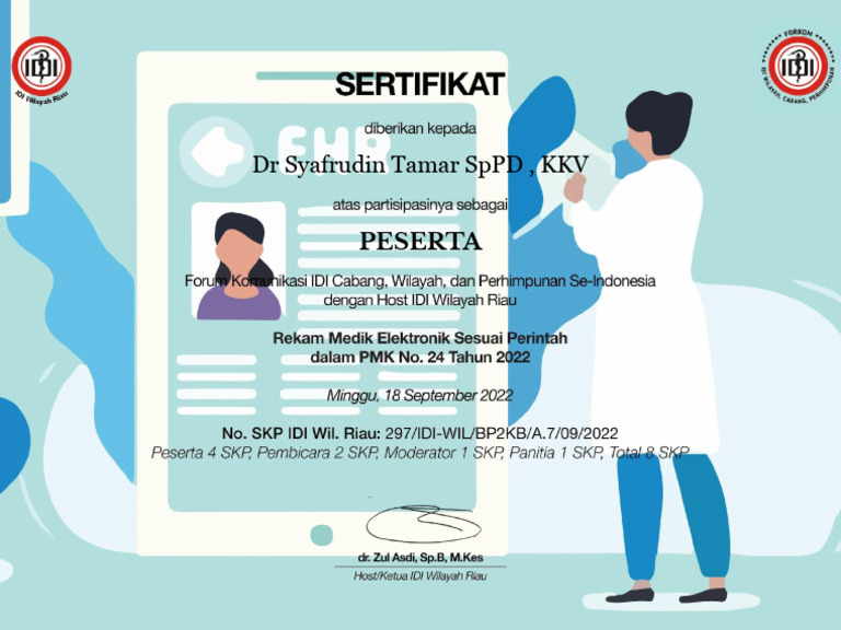 DR Syafrudin Tamar SPPD, KKV-1 | PDF