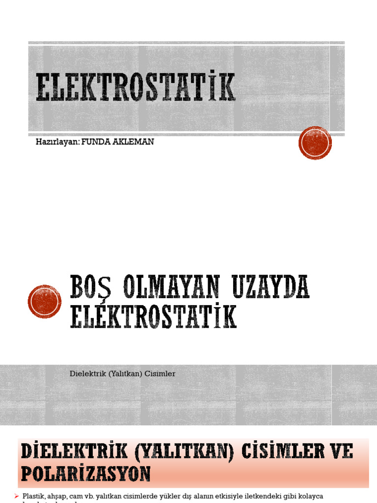 Bos Olmayan Uzay Dielektrik | PDF