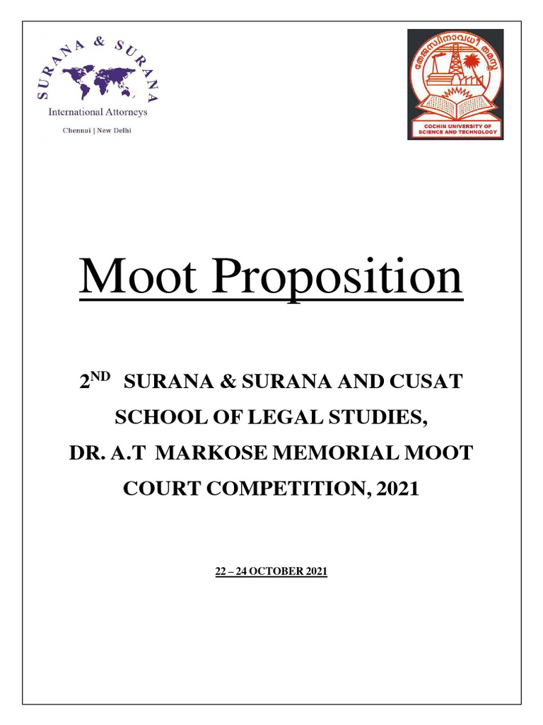 CUSAT Tech Moot Proposition | PDF | Medical Diagnosis | Artificial ...