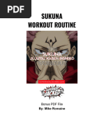 Katsuki Bakugo Workout PDF | PDF | Strength Training | Physical Fitness