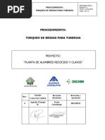 Tabelas de Torque de Juntas ASME B16.5 - ESP | PDF | Ingeniería mecánica