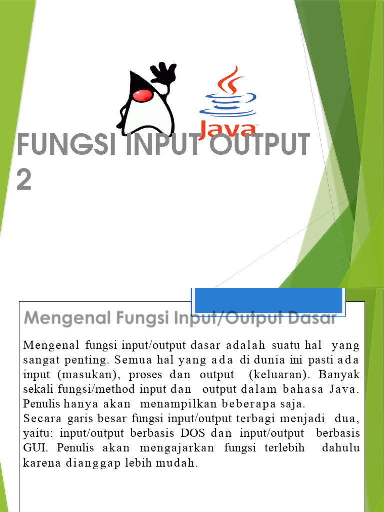 Fungsi Input Output Dasar (Output) 2 | PDF | Komputer