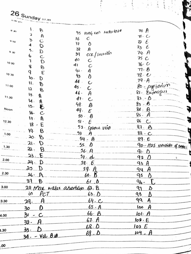6.block E KGMC Key | PDF