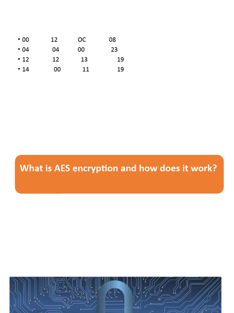AES lecturenotes | PDF | Cryptography | Encryption