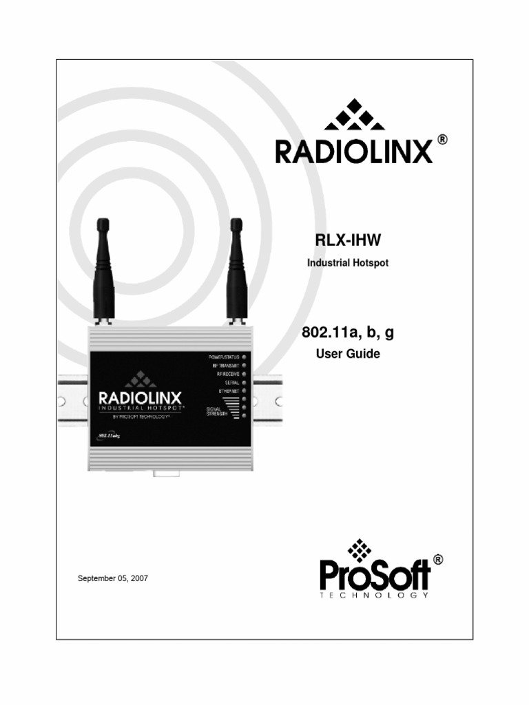 RLX IHW User Guide | PDF | Ieee 802.11 | Computer Network