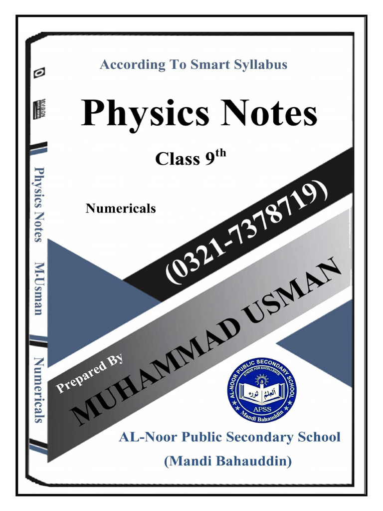 Numerical 9th Physics..... | PDF | Force | Significant Figures