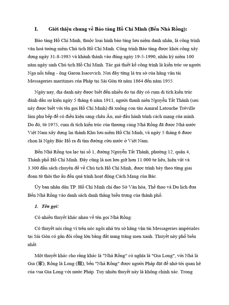 Bài Thu Ho CH TTHCM | PDF