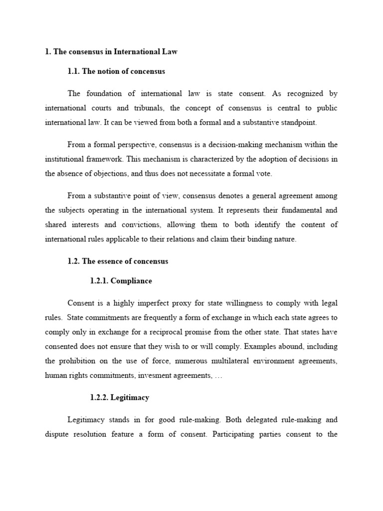The Importance of Consensus | PDF | Consensus Decision Making | Negotiation