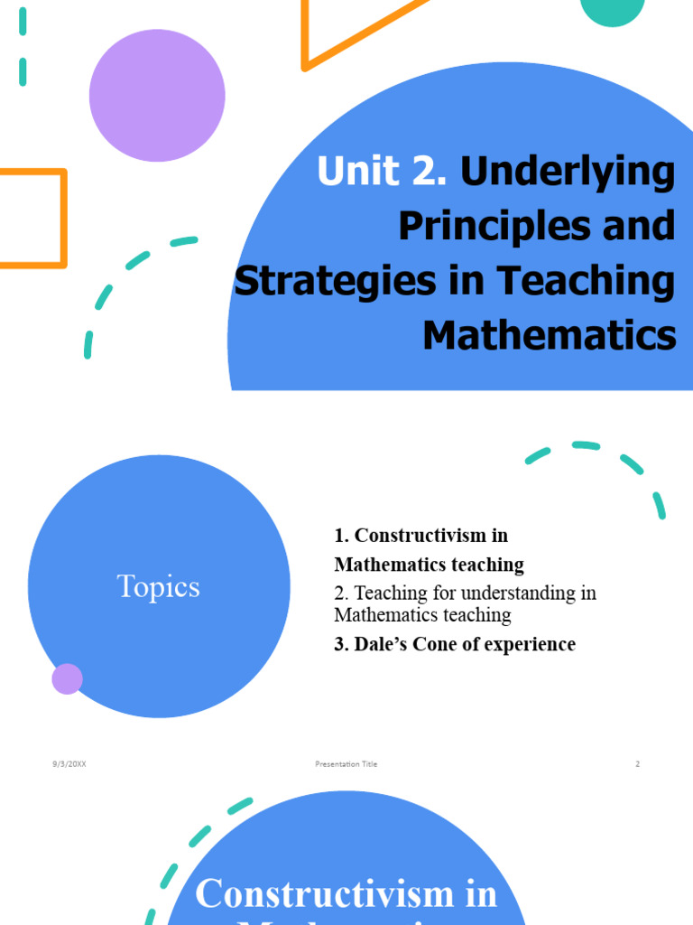Constructivism & Dale's Cone in Math | PDF | Constructivism (Philosophy ...