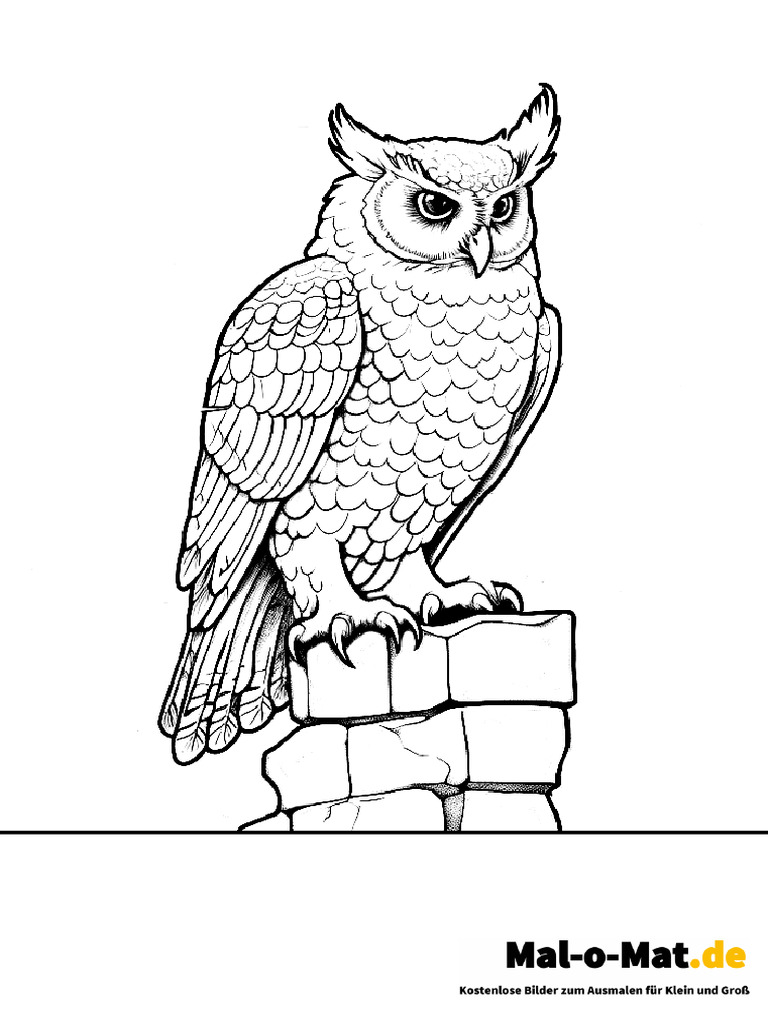Ausmalbild Abenteuer Uhu Kiw6pk | PDF