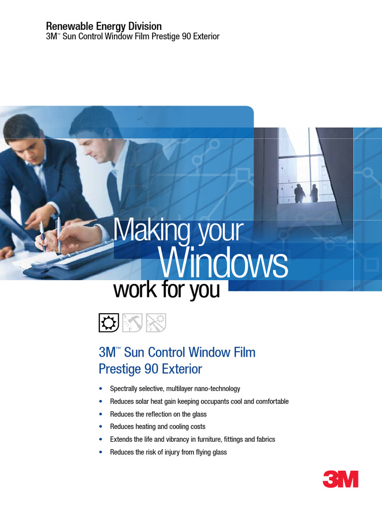 3M Sun Control Window Film Presitge 90 Exterior | PDF | Ultraviolet | Materials