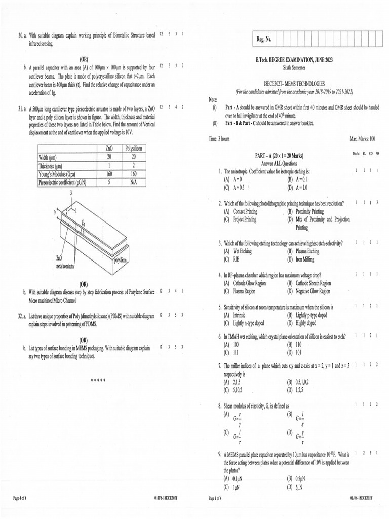 18ECE302T University Question Paper | PDF