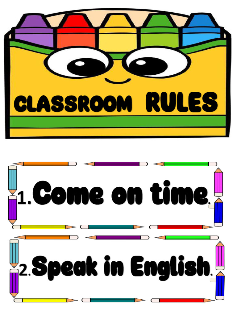 Essential Classroom Rules for Students | PDF