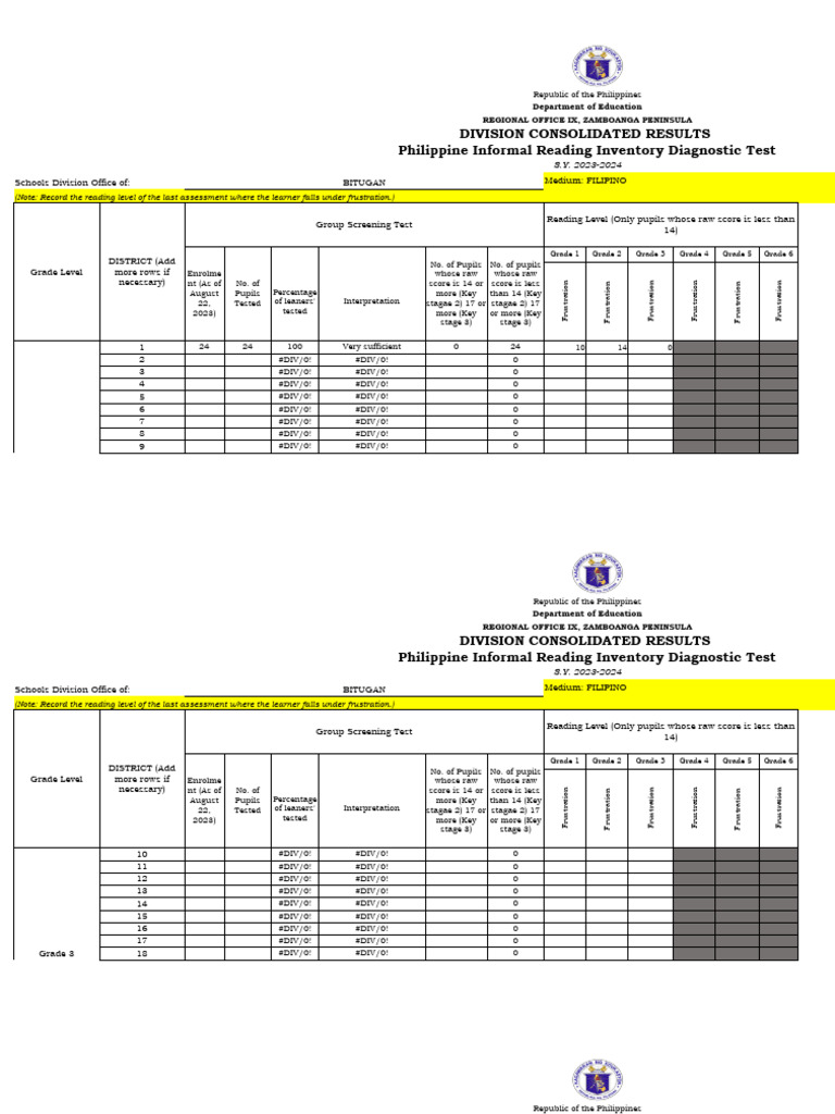 Phil Iri Post Test Reading Materials 2023 Ryder