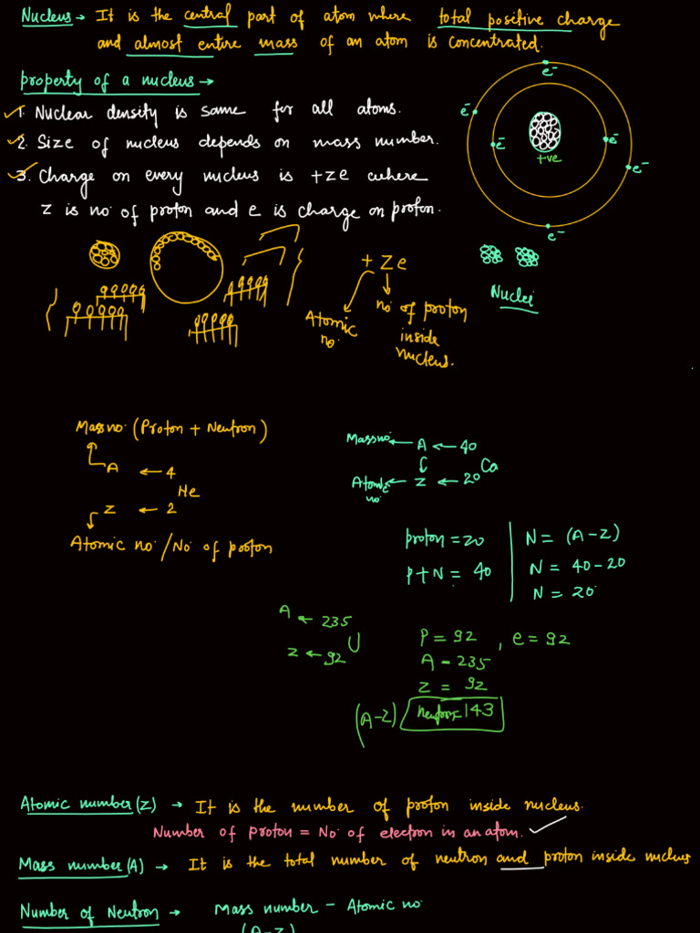 Nuclei Chapter 13 Class 12 | PDF