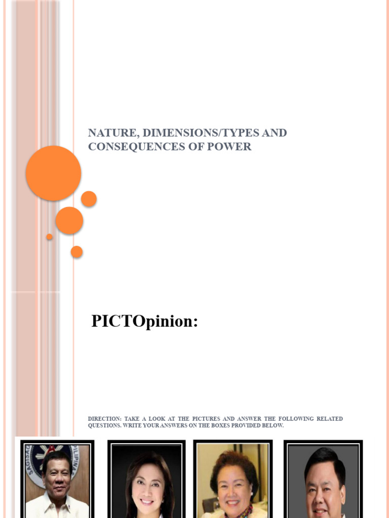 Philippine Politics and Governance LESSON3 | PDF | Power (Social And Political) | Liberal Arts ...