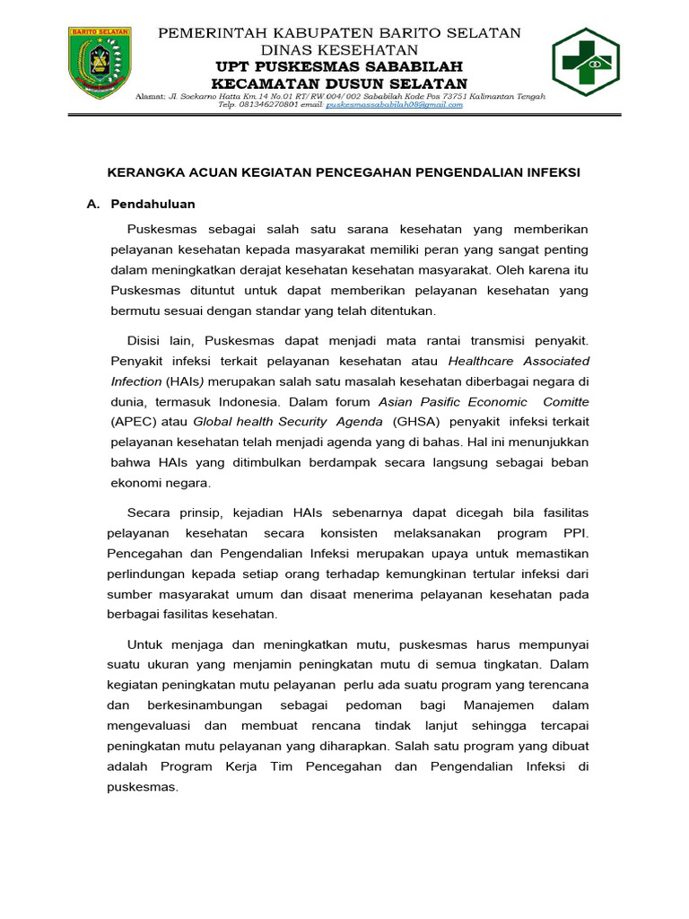 Kak (Program Kerja Ppi) Tahun 2022 | PDF