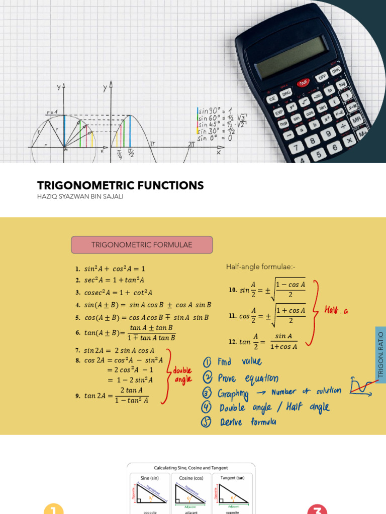 Trigonometric Functions | Download Free PDF | Trigonometric Functions | Function (Mathematics)