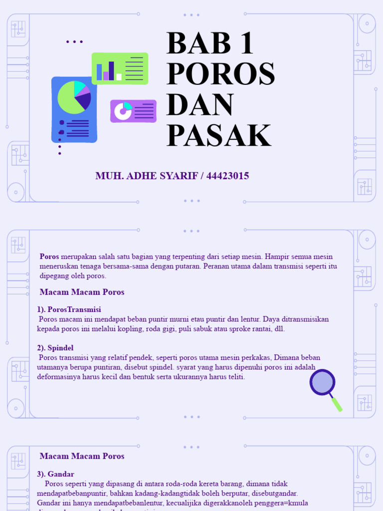 Macam-Macam Poros dan Pasak Mesin | PDF