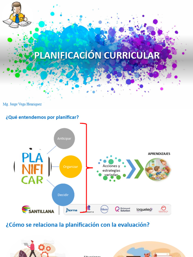 Planificación Curricular | PDF | Plan de estudios | Planificación