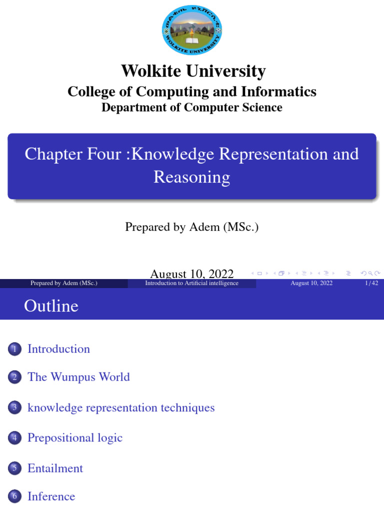 Chapter_Four_AI | PDF | Logic | Inference