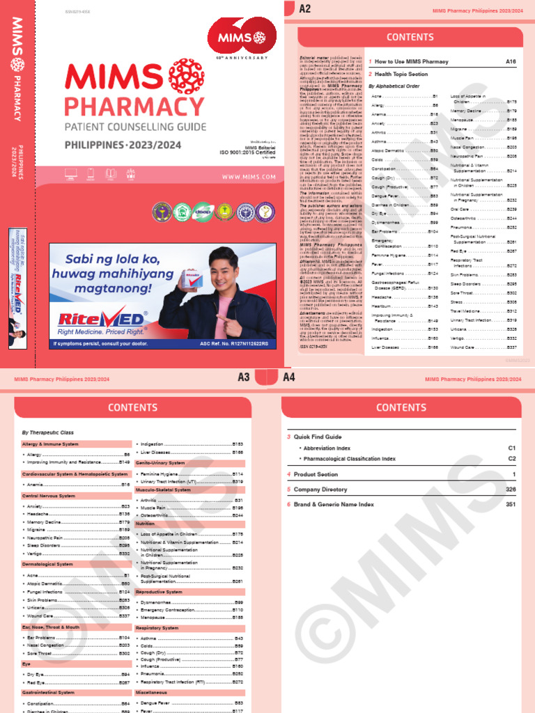 MIMS Digital Guide 2023-2024 | Download Free PDF | Pharmacy | Medical ...