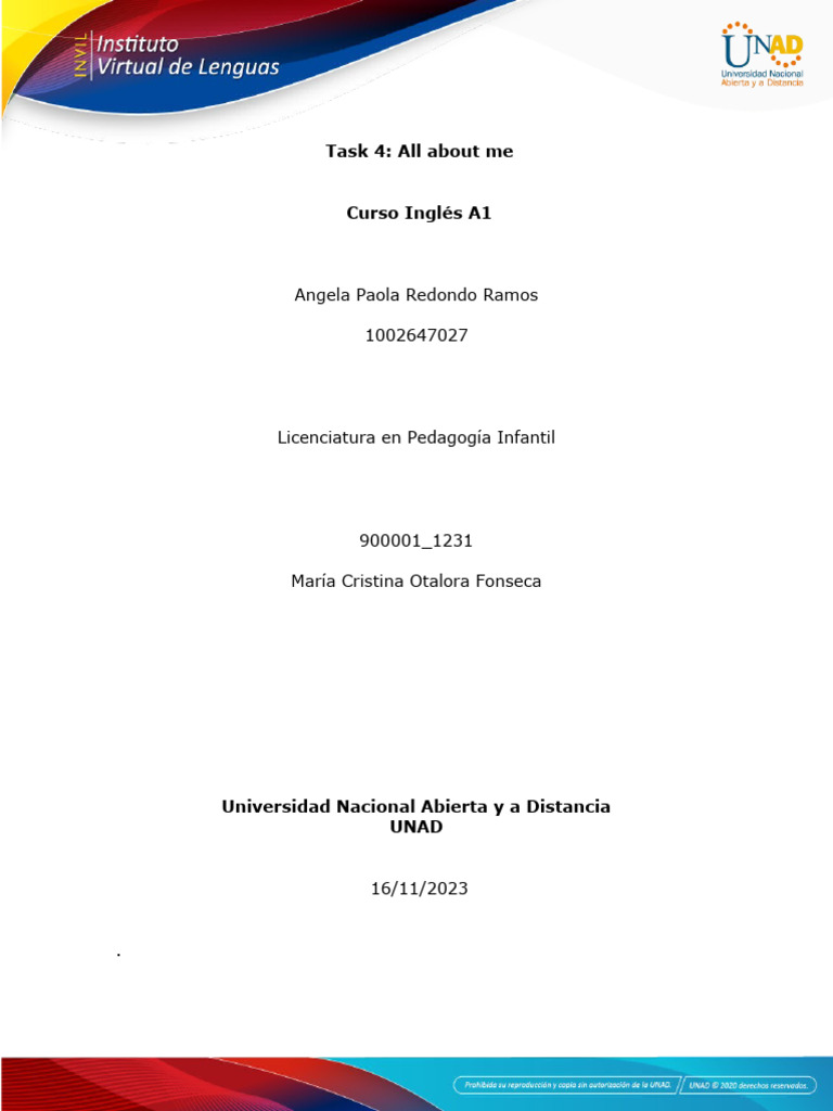 Plantilla de Entrega Task 4 1 | PDF