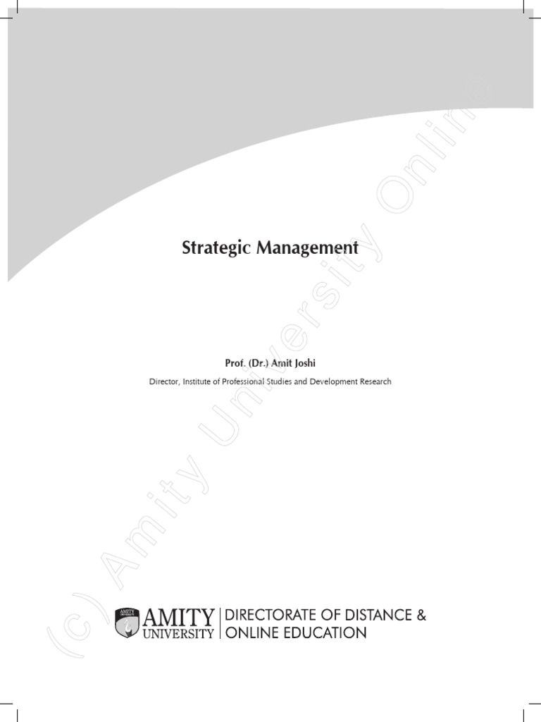 Strategic Management F STRA701 Final PDF | PDF | Strategic Management ...