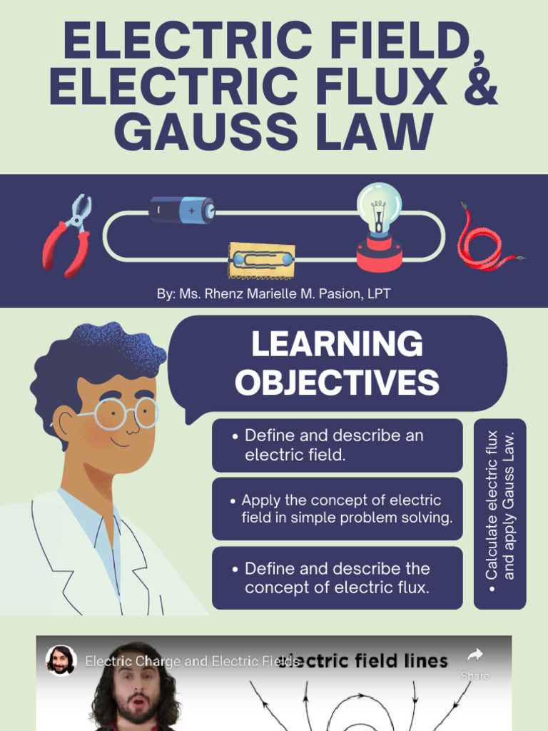 Q3-L2 - Electric Field & Electric Flux | PDF | Electric Field | Flux