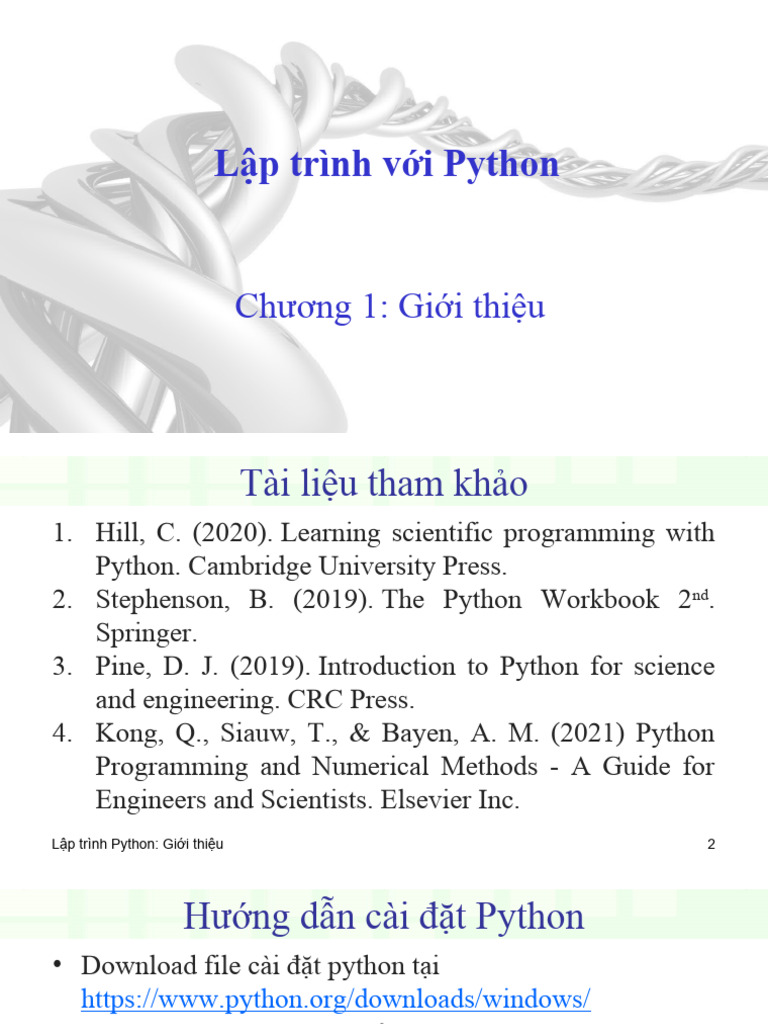 Python Ch1 Introduction | PDF