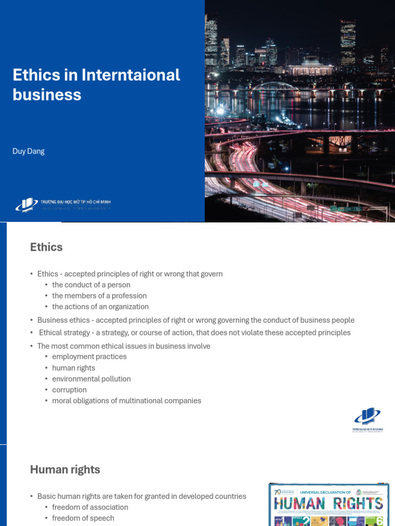 LMS - OU - IB - MODULE 5 - ETHICS IN INTERNATIONAL BUSINESS (Slide ...