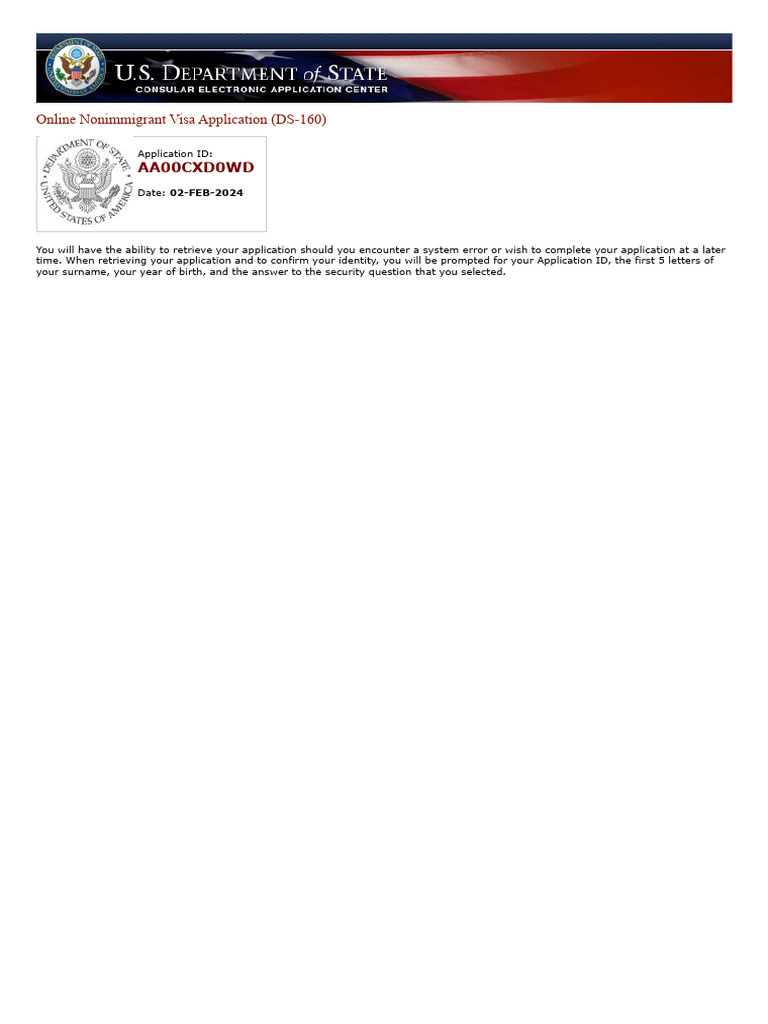 DS-160 Visa Application Guide | PDF | Computers