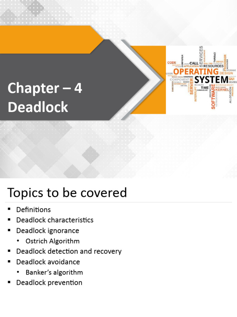 CH 4 OS Deadlock | Download Free PDF | Applied Mathematics | Computer Science