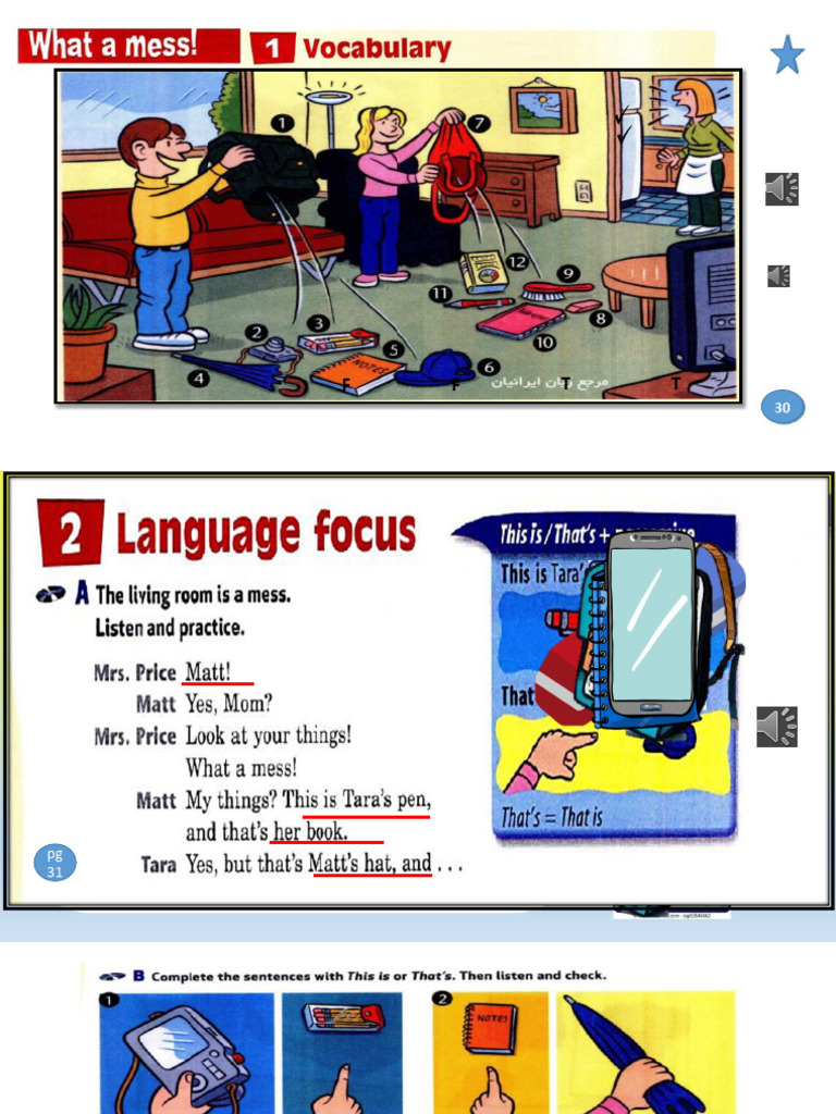 Unit 3 A What A Mess - This, That, These, Those, Article | PDF ...