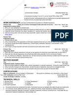 Capgemini Resume Template | PDF | Software | Computing
