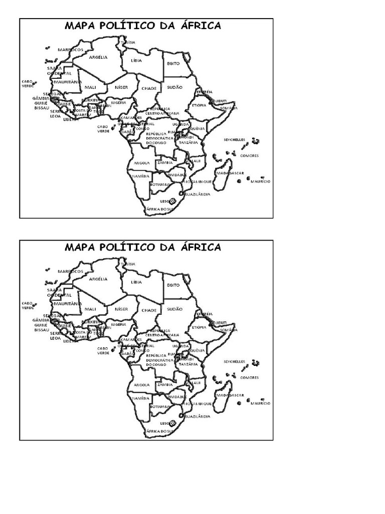 Mapa Da Africa Pdf