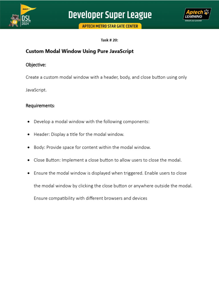 JavaScript Modal Window Guide | PDF | Business | Art