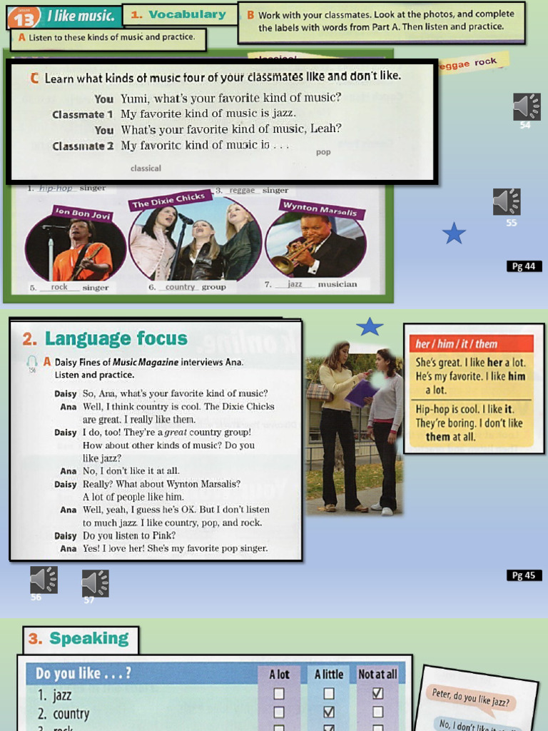 Unit 4 Interests | PDF | Musicology | Performing Arts