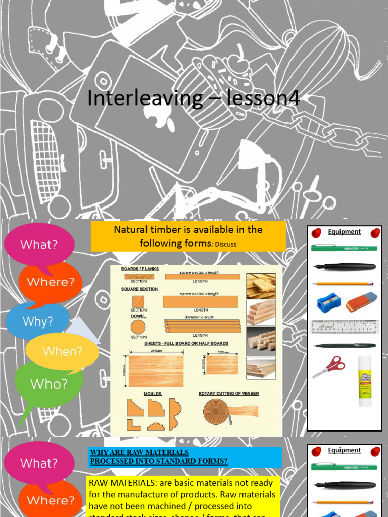 1.DT LEARN Lesson CORE - Standard Sizes and Forms | PDF