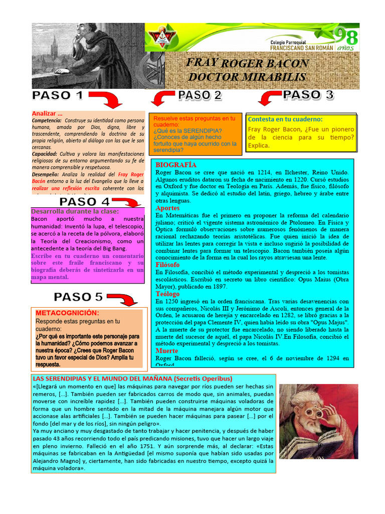 U4F7 Fray Roger Bacon | PDF